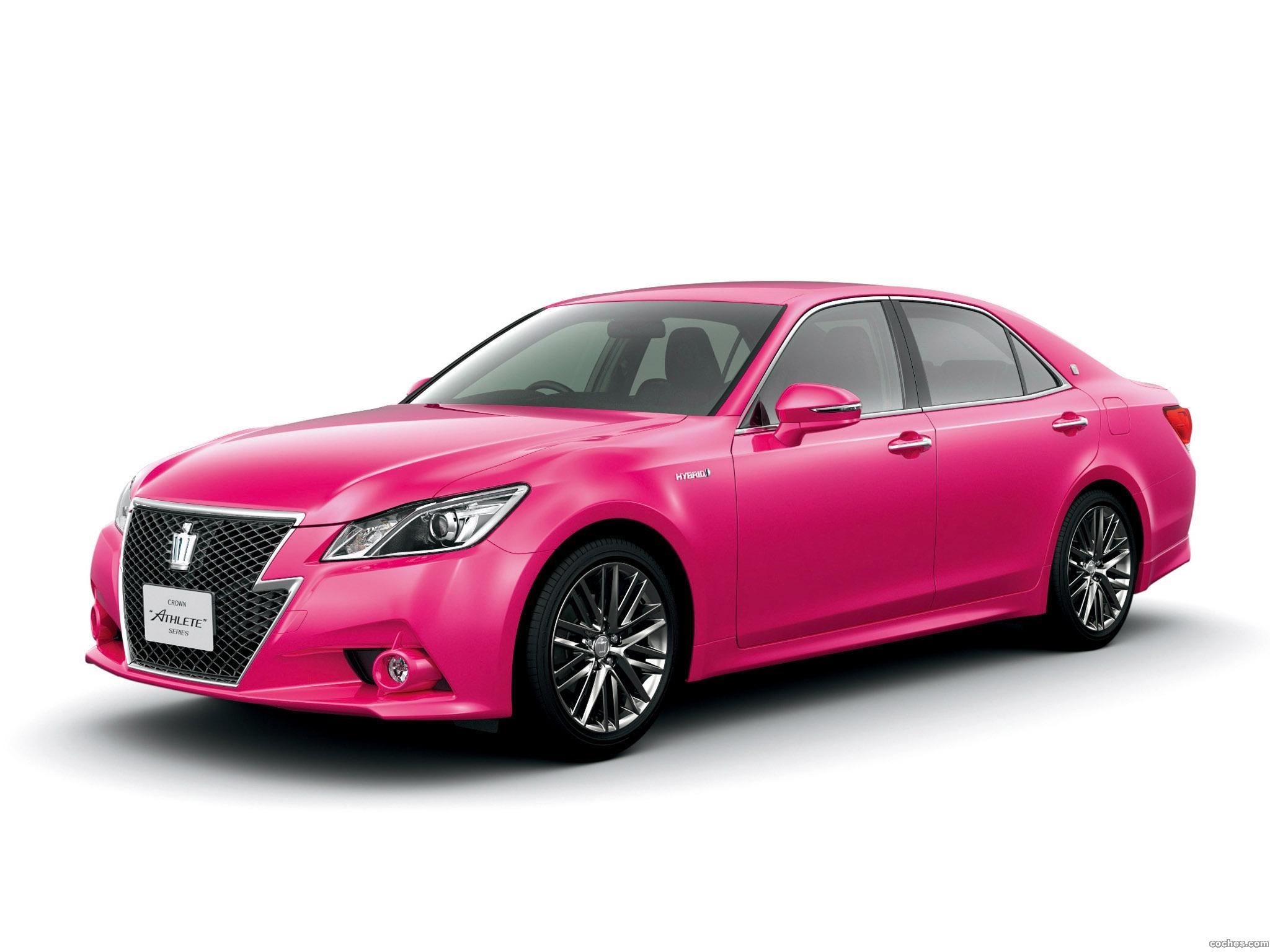 Fotos de Toyota Crown Hybrid Athlete Pink S210 2013