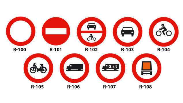 Señales de prohibición: así son las más severas de las señales de tráfico