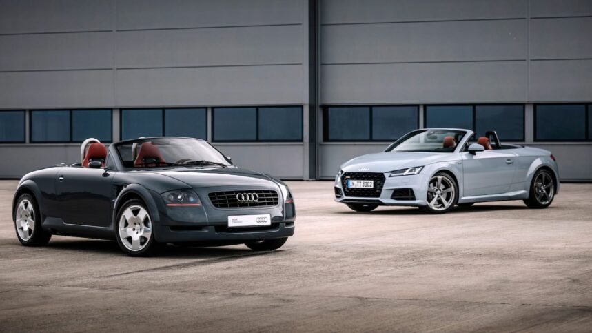 Conoce la evolución del Audi TT a través de sus tres generaciones ...